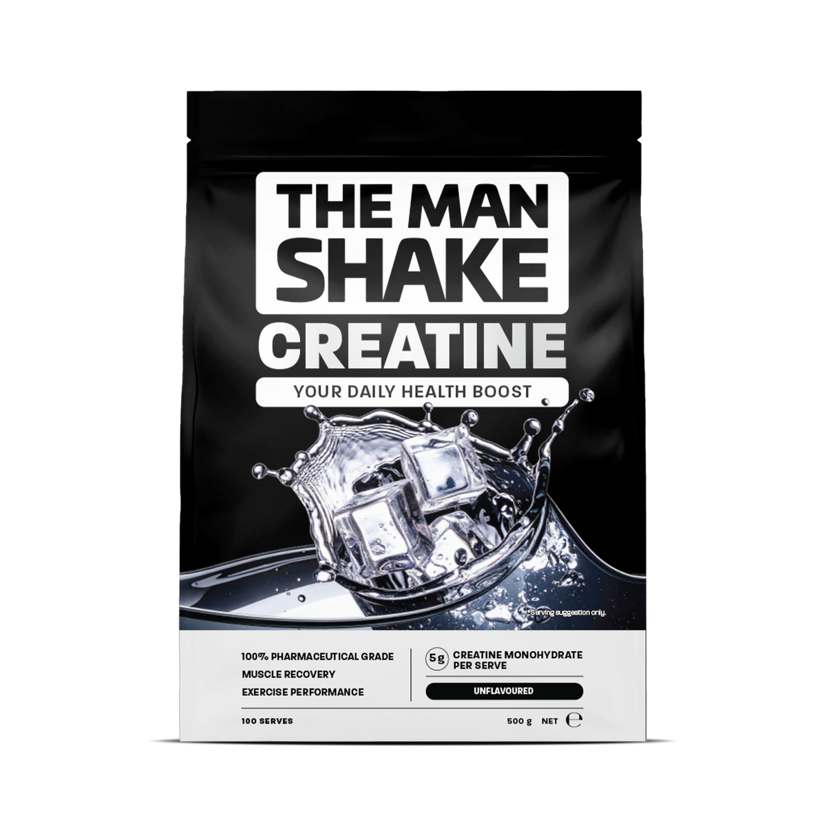 The Man Shake Creatine [NEW] Unflavoured