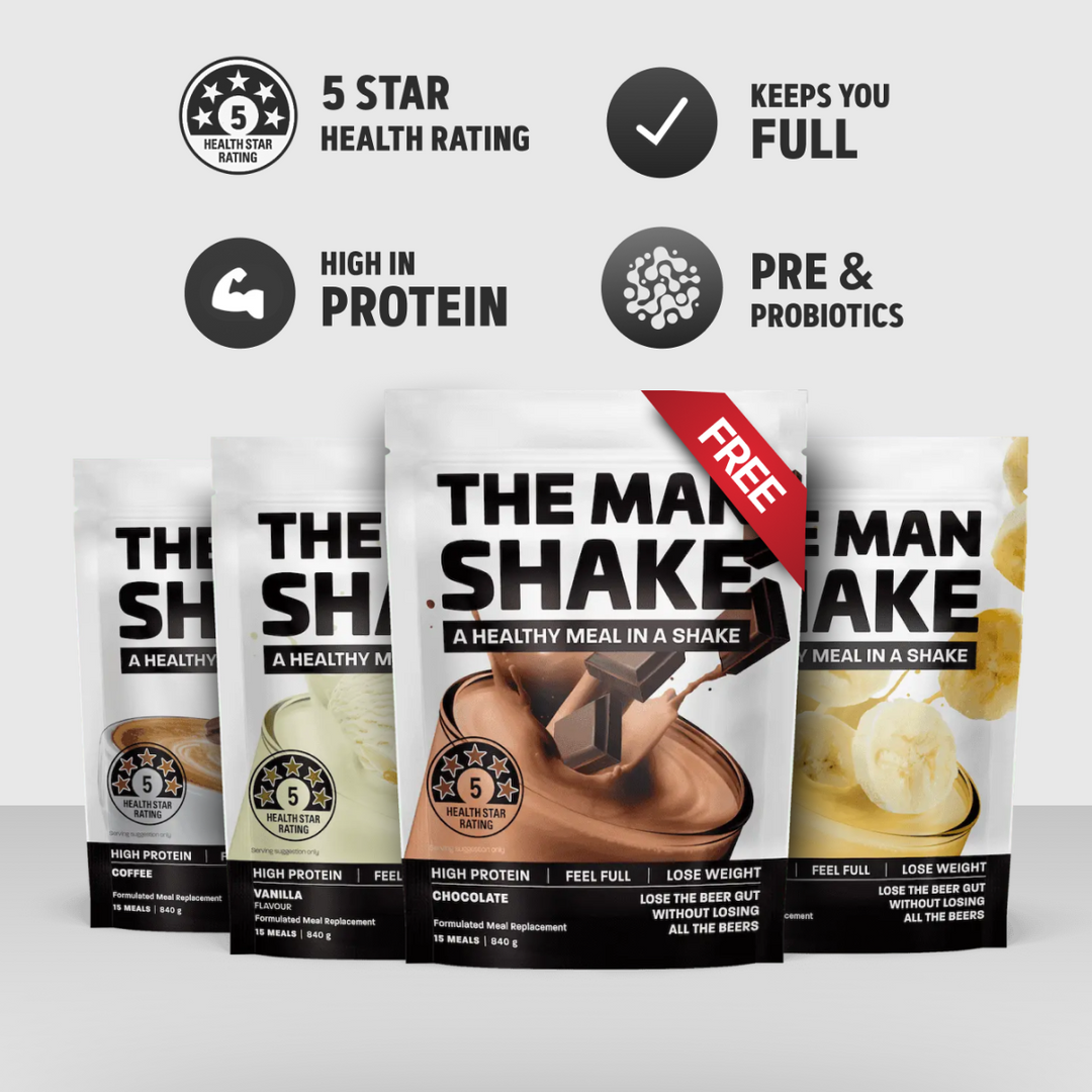 Buy 3 Get 1 Free Weight Loss Shakes | Australia Deal | The Man Shake